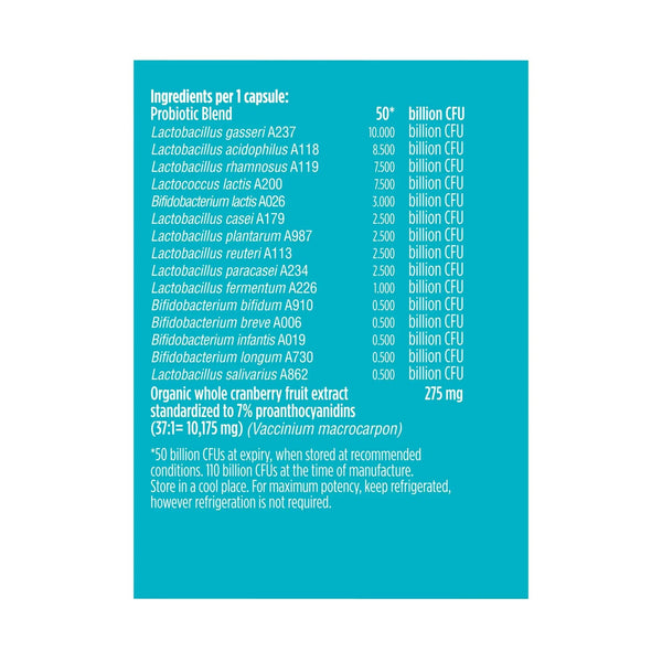 Advanced Gut Health Women's UTI Probiotic - 50 Billion – NutriChem